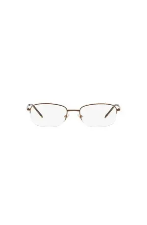SFEROFLEX Oval Semi-rim Eyeglasses - Brown