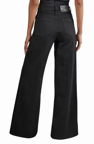 REISS Heather Wide Leg Jeans