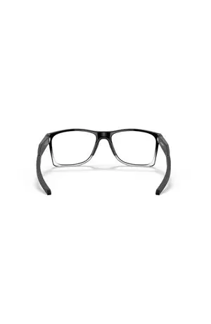 Oakley 55mm Square Optical Glasses - Black/clear
