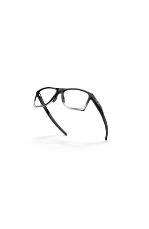 Oakley 55mm Square Optical Glasses - Black/clear