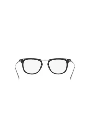 Saint Laurent 50mm Round Optical Glasses - Black