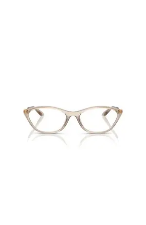 Armani Exchange 54mm Irregular Optical Glasses - Beige