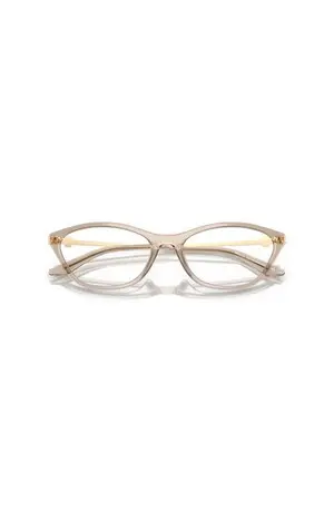 Armani Exchange 54mm Irregular Optical Glasses - Beige