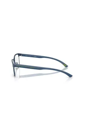Armani Exchange Rectangle Full Rim Eyeglasses - Blue