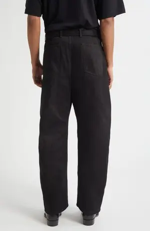 LEMAIRE Twisted Belted Jeans - Black