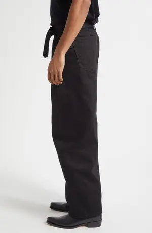 LEMAIRE Twisted Belted Jeans - Black
