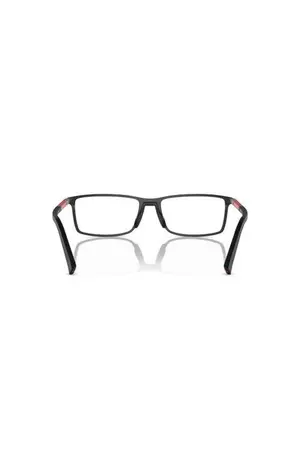 Prada Linea Rossa 53mm Rectangle Optical Glasses - Grey