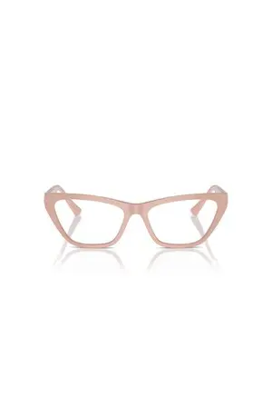 JIMMY CHOO 52mm Cat Eye Optical Glasses - Pink
