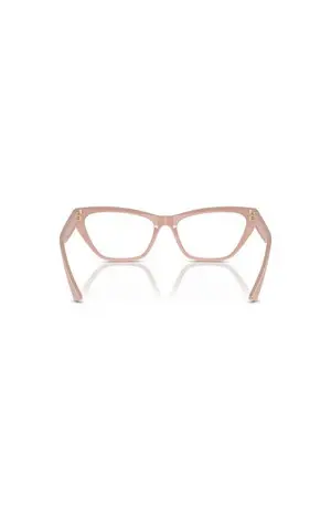JIMMY CHOO 52mm Cat Eye Optical Glasses - Pink