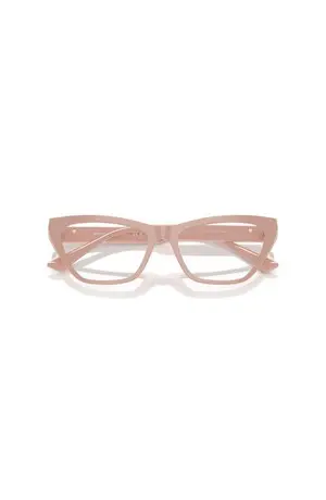JIMMY CHOO 52mm Cat Eye Optical Glasses - Pink