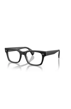 Oliver Spencer 54mm Square Optical Glasses - Black