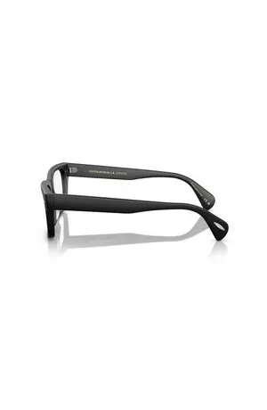 Oliver Spencer Square Acetate Eyeglasses - Black