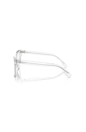 Tory Burch 53mm Cat Eye Optical Glasses - Transparent