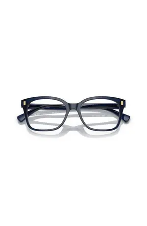 Ralph Lauren 53mm Rectangle Optical Glasses - Blue
