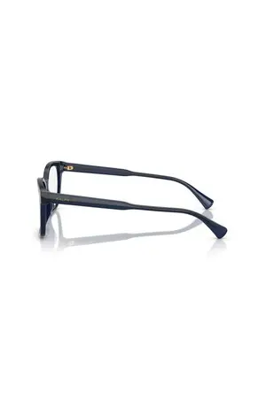 Ralph Lauren 53mm Rectangle Optical Glasses - Blue