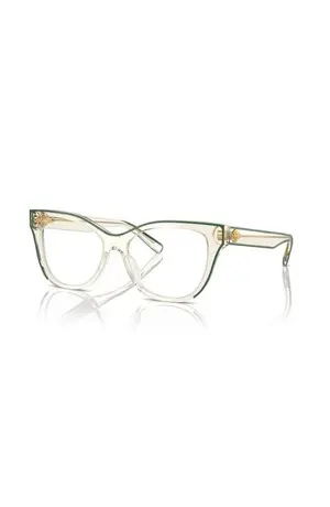 Tory Burch 51mm Cat Eye Optical Glasses - Yellow