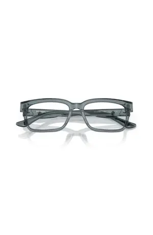 FERRARI 53mm Rectangle Optical Glasses - Blue