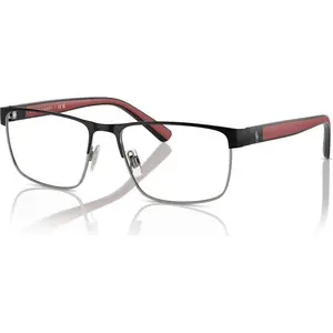 Polo Ralph Lauren 54mm Rectangle Optical Glasses - Black
