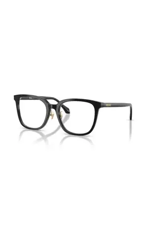 Versace 54mm Square Optical Glasses - Black
