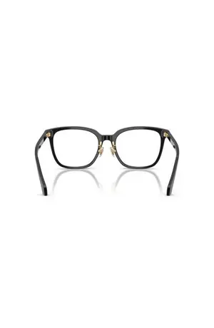 Versace 54mm Square Optical Glasses - Black