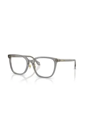 Versace 54mm Square Optical Glasses - Grey
