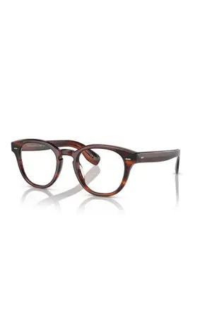 Oliver Spencer Round Acetate Optical Eyeglasses - Tortoise