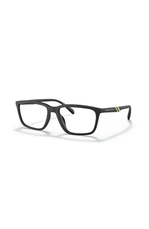 Armani Exchange 55mm Rectangle Optical Glasses - Black