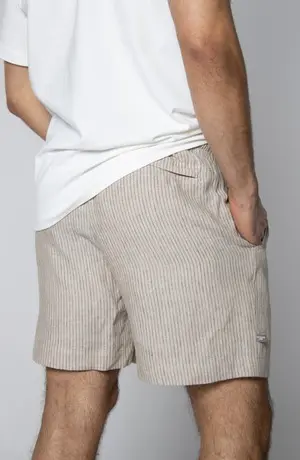 LEISURE LAB Malibu Linen Short - Sandbar