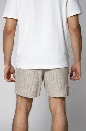 LEISURE LAB Malibu Linen Short - Sandbar
