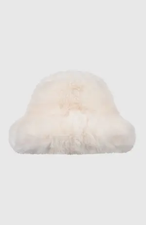 LYLA GRANT Fur-free Fox Bucket Hat