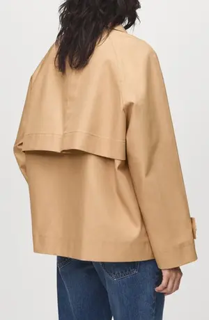 Mango Oversized Cotton Jacket