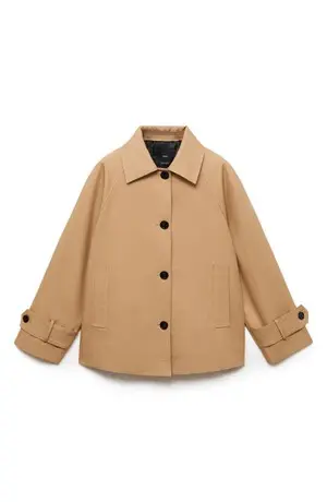 Mango Oversized Cotton Jacket