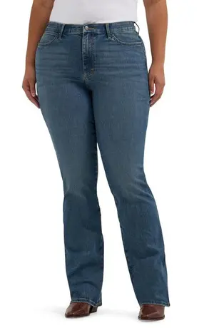 Wrangler Bespoke Curvy High-waist Bootcut Jeans - Ada