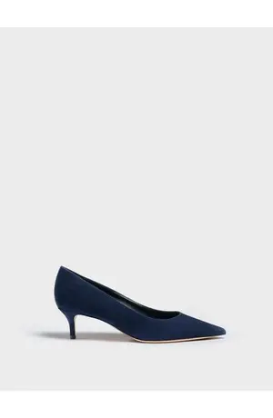 Marion Parke Classic Pump 45 Suede - Navy