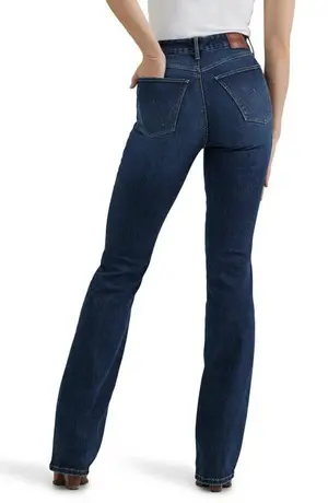 Wrangler Bespoke Curvy High-waist Bootcut Jeans