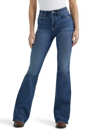 Women's High Waist Flare Jeans