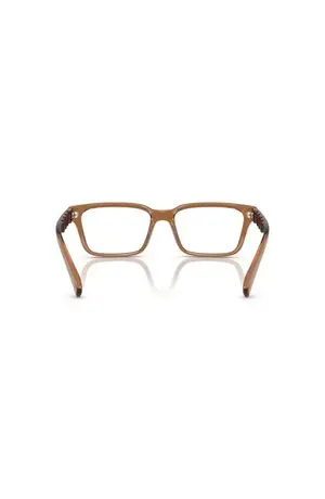 Armani Exchange 55mm Rectangle Optical Glasses - Brown