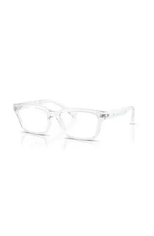 Armani Exchange 55mm Rectangle Optical Glasses - Transparent