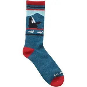 KAVU Moonwalk Crew Socks - Orca