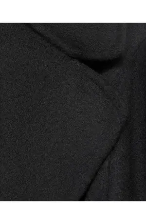 Mango Wool-blend Wrap Coat - Black