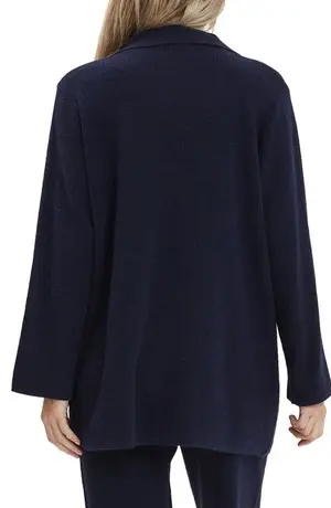 NOM MATERNITY Thomasine Maternity Sweater Cardigan - Navy