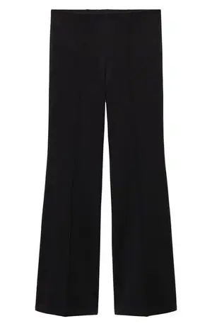 Mango Seamed Detail Flare Leggings