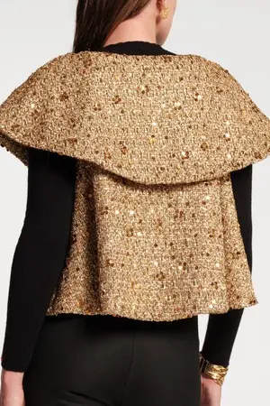FRANCES VALENTINE Peyton Swing Jacket - Gold