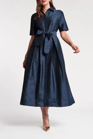 FRANCES VALENTINE Bella Maxi Dress - Navy