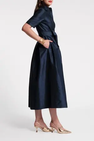 FRANCES VALENTINE Bella Maxi Dress - Navy