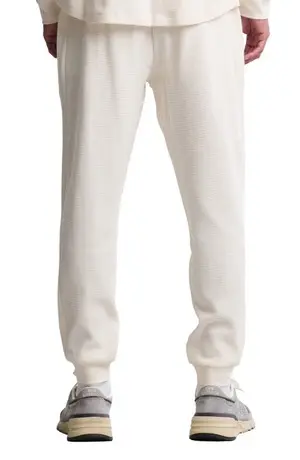 Barefoot Dreams Waffle Knit Thermal Joggers - Cream