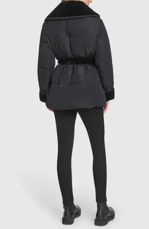 Andrew Marc Emerson Velvet Lined Puffer Coat