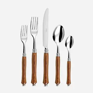 CAPDECO Pluton5 Piece Place Setting Natural Wood