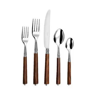 CAPDECO Galaxie5 Piece Place Setting - Natural Wood