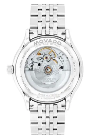 Movado Calendoplan Automatic Bracelet Watch - Blue